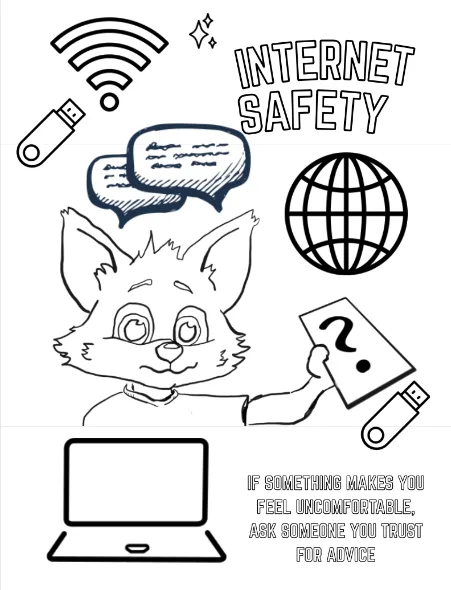 Internet Safety Coloring Pages Adventures In Internet Safety